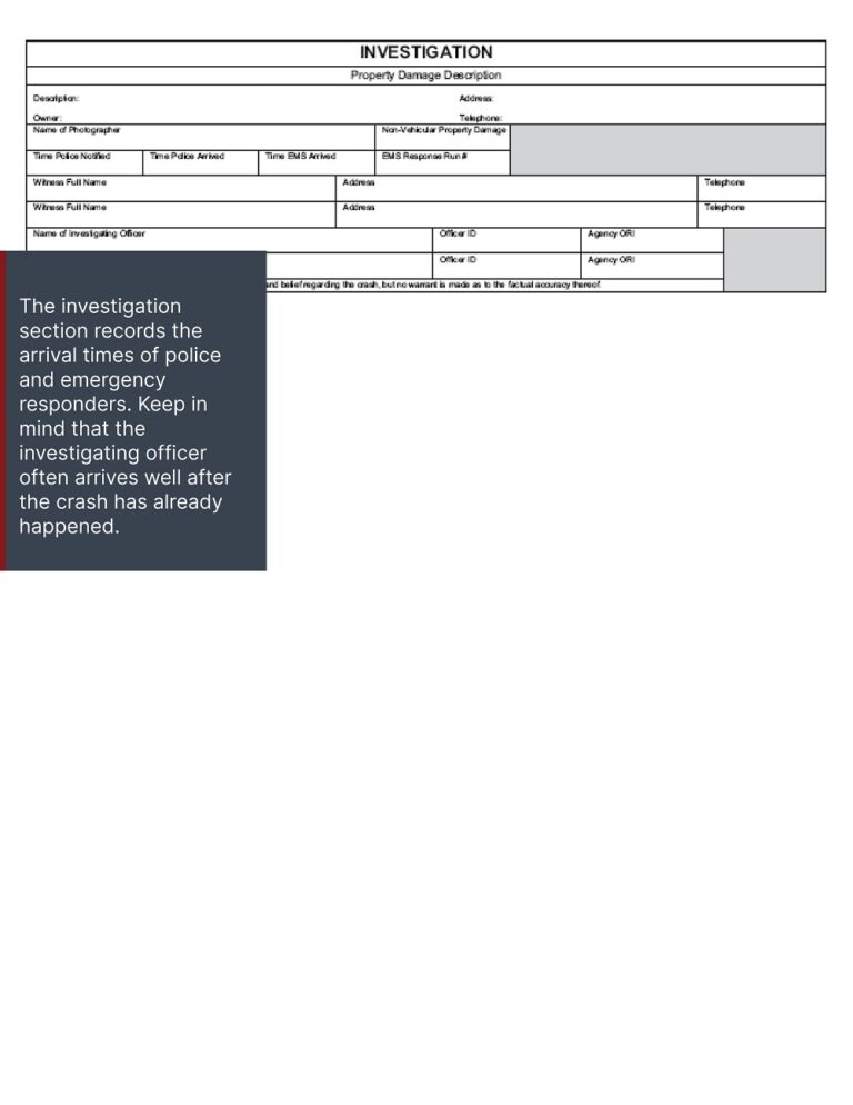 Alabama Uniform Traffic Accident Report : Attorney Dean Waite